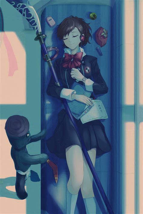 Shiomi Kotone And Mokoi Persona And 2 More Drawn By Kyuryuu Anuma