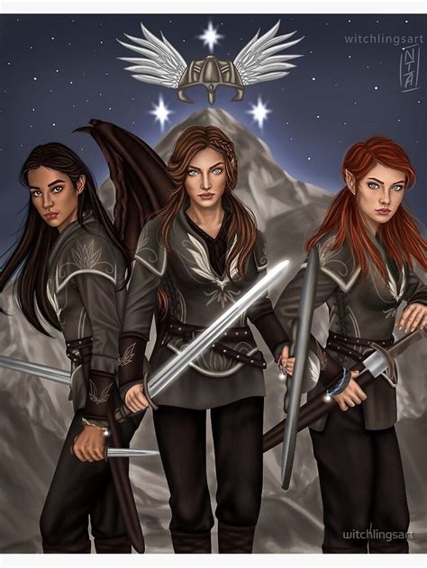 A Court Of Silver Flames Valkyrie Art Board Print For Sale By