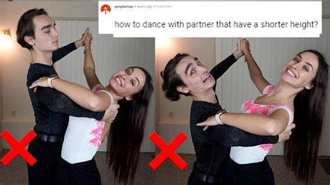 HOW TO DANCE WITH A PARTNER THAT IS SHORTER Big Difference In Height