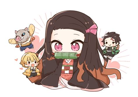 Hashibira Inosuke Kamado Tanjirou Kamado Nezuko Agatsuma