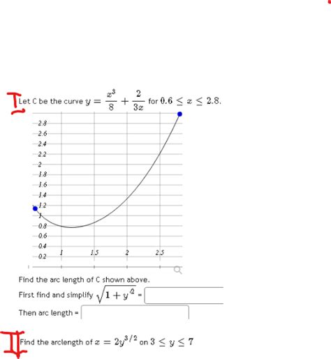 solved let c be the curve y 8x3 3x2 for 0 6≤x≤2 8 find the