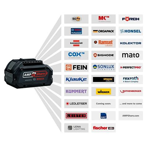Bosch Professional Ampshare V Maschinen Set Tool Kit V Akkus