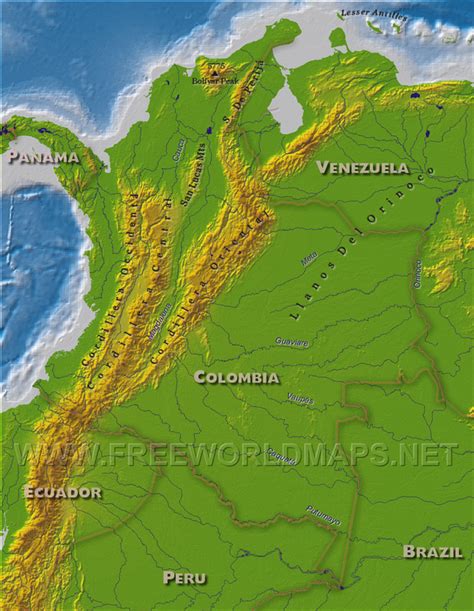 Geography Colombia