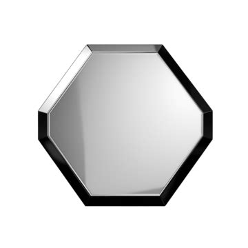 Heart Black And Silver Badge Silver Black Blank Png Transparent