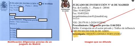 Qué sabemos del documento judicial en el que aparece Begoña Gómez