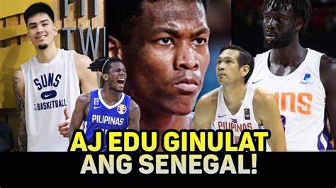 Aj Edu Ginulat Ang Senegal Gilas Tinambakan Ang Senegal Kai Sotto