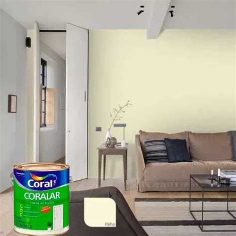 Pintura acrílica antimoho para pared 3 6 litros color coral color