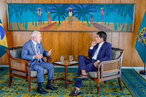 SBT Brasil Cesar Filho Entrevista O Presidente Lula OFuxico