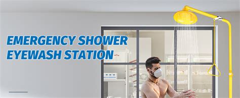 Frifreego Eye Wash Station Emergency Shower Eyewash Shower Station Eye