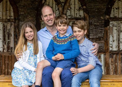 Playful Prince Louis Hugs William For Sweet Father S Day Snap With