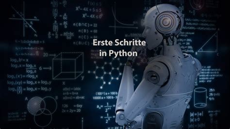 Erste Schritte In Python Youtube