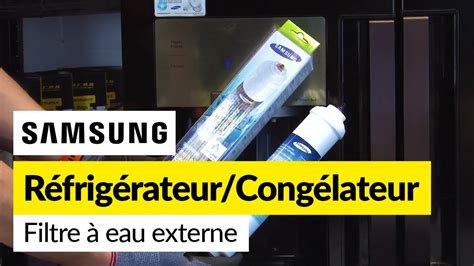 Comment remplacer le filtre à eau externe sur un réfrigérateur