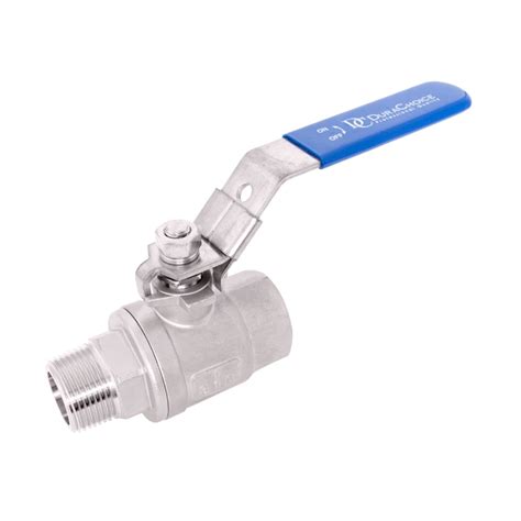 Stainless Steel 316 Ball Valve 2 Piece Full Port 1 000 WOG Male X