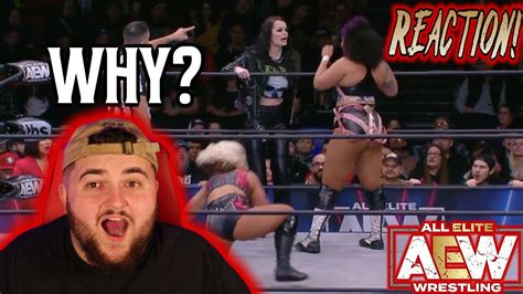 Saraya Toni Storm Turn Heel On Aew Dynamite Reaction Youtube