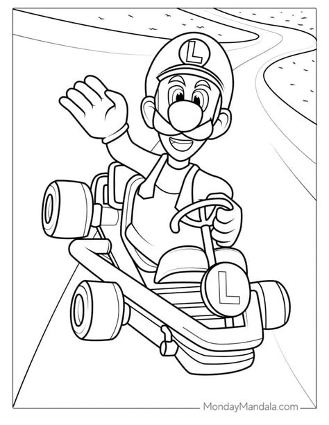 26 Luigi Mansion Coloring Pages RayleenAerin