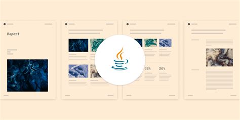 how to generate pdf reports from html in java pspdfkit