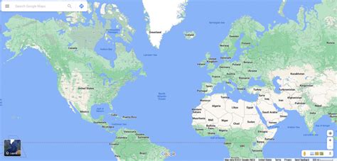 Mercator Projection Map