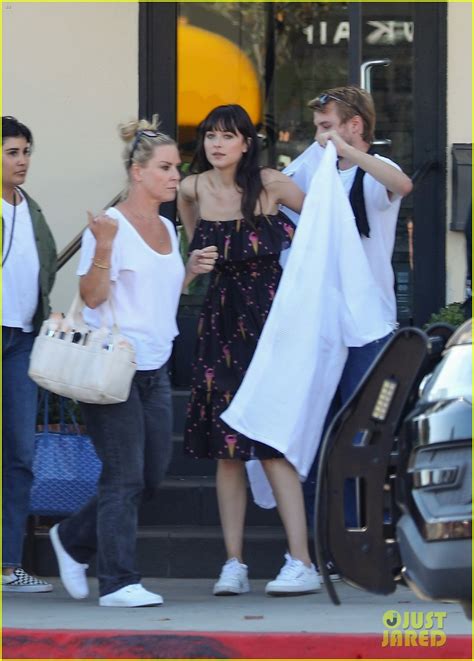 Dakota Johnson Shoots A Summer Fied Commercial For Gucci In LA Photo