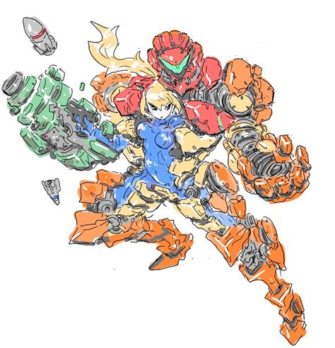 Samus Aran Metroid Drawn By Abysnova Danbooru