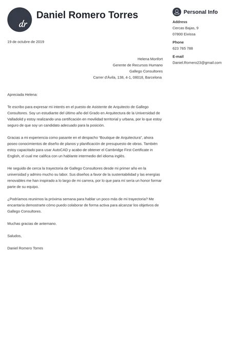 Cómo hacer una carta de presentación Ejemplos y guía