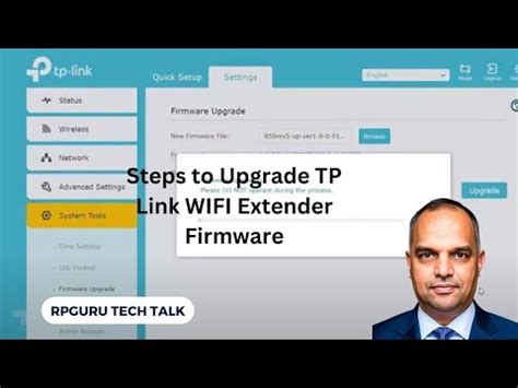 Steps To Upgrade Tp Link Wifi Extender Firmware Youtube