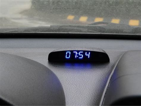 Horloge Num Rique Lumineuse De Voiture Alimentation Ou Connexion V