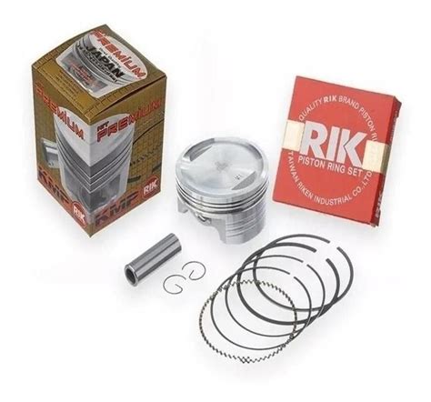 Kit Pistão Anéis Rik Honda Cg 160 Titan Bros 3mm Competição KMP