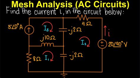Mesh Analysis For Ac Circuits Ep Tagalog Electronics Youtube