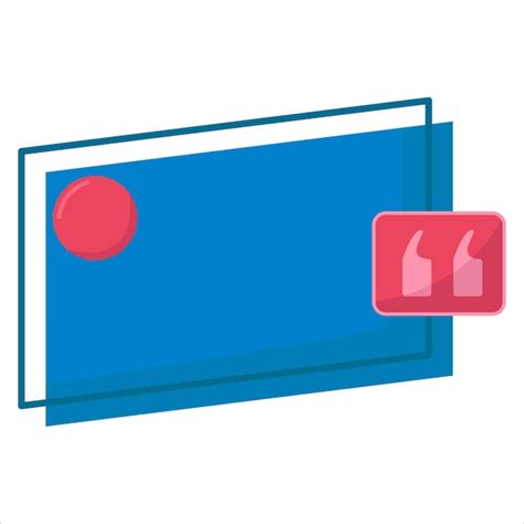 Ilustración del cuadro de texto Vector Premium