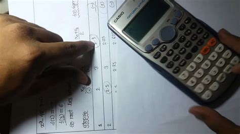 bisection method numerical analysis bangla tutorial with calculator tricks youtube