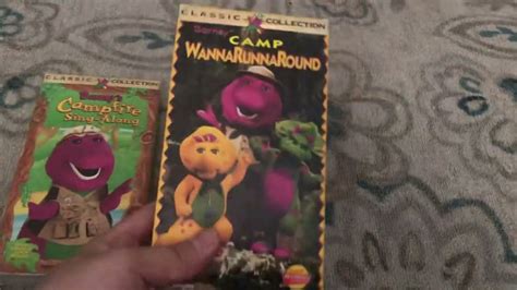 Barneys Campfire Sing Along Vhs Plus Camp Wannarunnaround