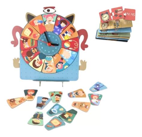 Juguete Did Ctico Reloj Educativo Para Ni Os Cuotas Sin Inter S