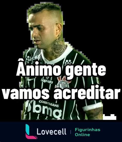 Figurinha Ânimo Gente Vamos Acreditar para WhatsApp Lovecell