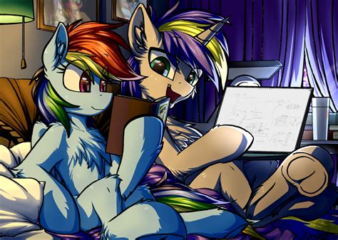 Safe Artist Movieskywalker Derpibooru Exclusive Rainbow
