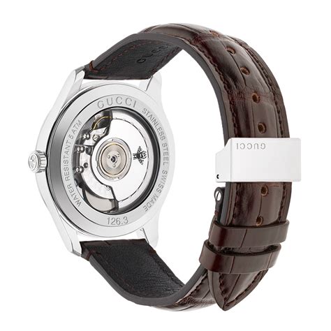 Gucci G Timeless GMT 40mm Silver Motif Snake Dial Men S Automatic Watch