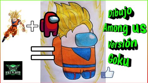 Como Dibujar Among Us Goku