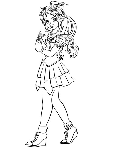 Coloriage Freddie Facilier de Descendants télécharger et imprimer