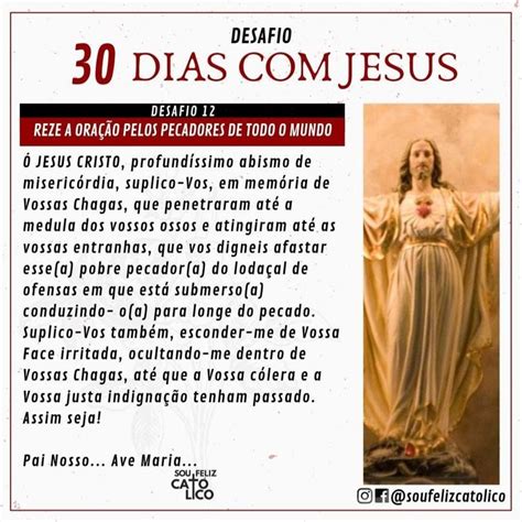 An Image Of Jesus In Spanish With The Words 30 Dias Comjeus On It