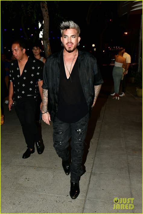 Adam Lambert Boyfriend Oliver Gliese Hit The Town For Fun Night Out