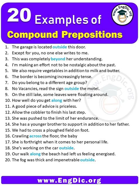 Pin By Rashidah Abdullah On Prepositions Compound Prepositions