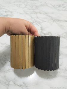 Popsicle Stick Pencil Holders DIY Rekindle My Dwelling