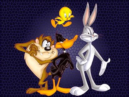 HD Wallpaper Looney Tunes Bugs Bunny Illustration Flower Minimalism