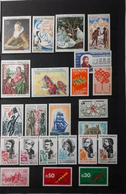TIMBRE 1972 1 Timbre Année Complète de 1972 Neuf YT Sans Charnière EUR