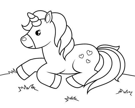 Dibujos De Unicornio Para Colorear E Imprimir Gratis
