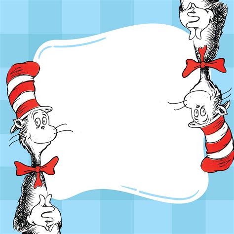 Dr Seuss Border Template