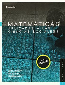 Libro Matem Ticas Aplicadas A Las Ciencias Sociales I Bachillerato