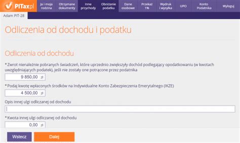 Pit Instrukcja Rozliczenia Krok Po Kroku Pomoc Pitax Pl