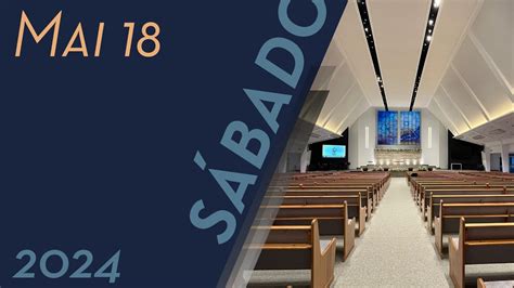 IASD Central Rio Culto Sábado 18 05 2024 Jesus sabe Ele cuida