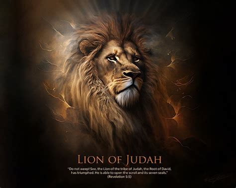Lion Of The Tribe Of Judah Matte Print Christian Wall Art Christian