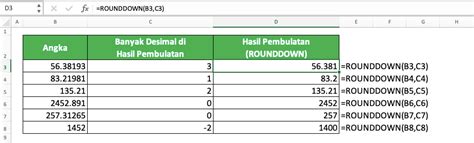 Cara Membuat Rumus Pembulatan Ke Atas Di Excel Warga Co Id